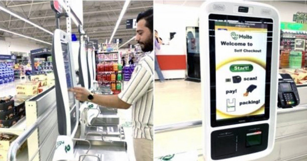AdamPOS's self checkout system cash registers in Cyprus
