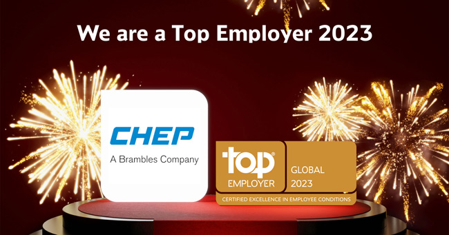 CHEP accredited as a 2023 Global Top Employer