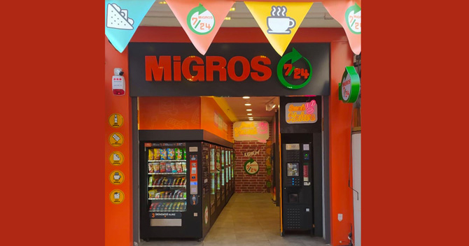Migros opens Turkey's first self-service vending machine store